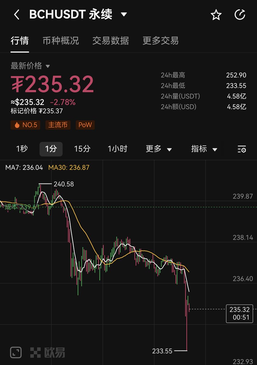 神隐-Alvin on Twitter: "有听话长空 #bch $bch 的没"