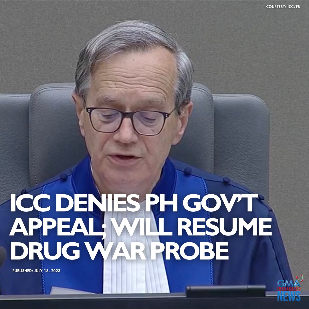 Gma Integrated News On Twitter The International Criminal Court Icc