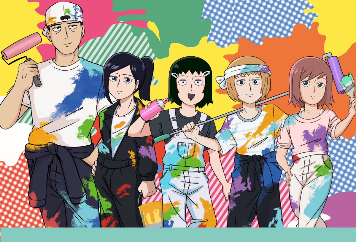 IDLE NOVA💫COMMS OPEN on Twitter: "I did it😀 Serizawa and his gang of non-esper teenage girls. I ...