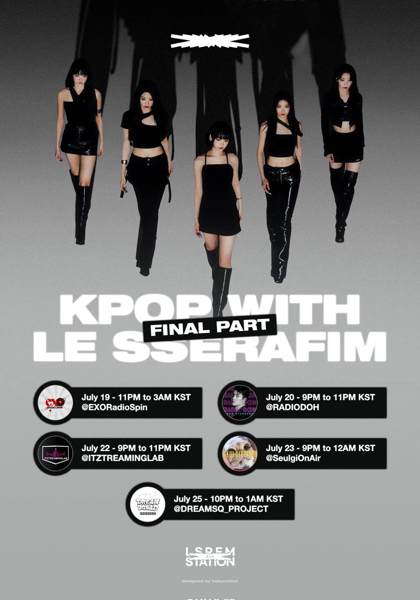 le sserafim pics on Twitter: "RT @LSRFM_Station: ANNOUNCING - KPOP WITH LE SSERAFIM 💙 | FINAL ...