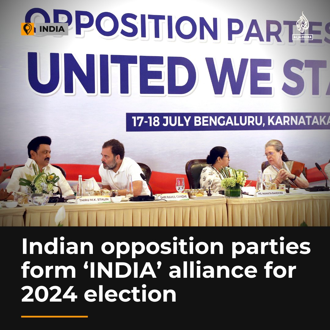 Al Jazeera English On Twitter More Than Two Dozen Indian Opposition