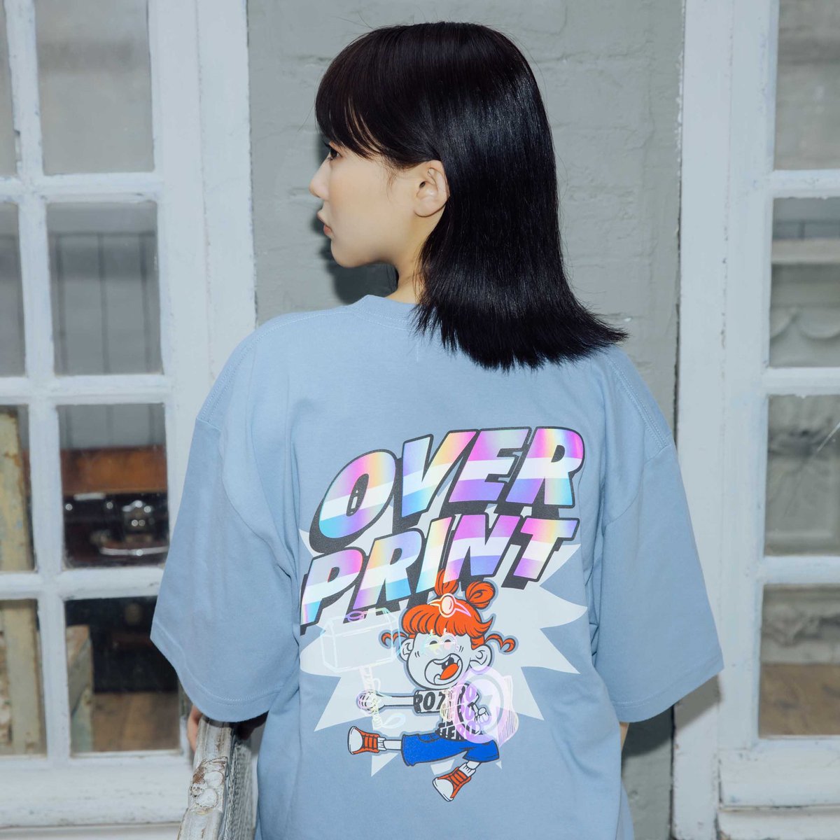 over print ® on Twitter: "now on sale at 'over print'online CAPTAIN Tee model by 田中美久(HKT48 ...