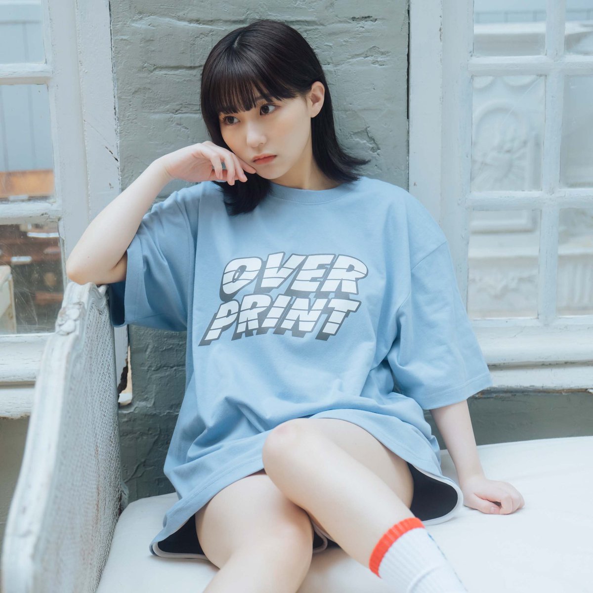 over print ® on Twitter: "now on sale at 'over print'online CAPTAIN Tee model by 田中美久(HKT48 ...