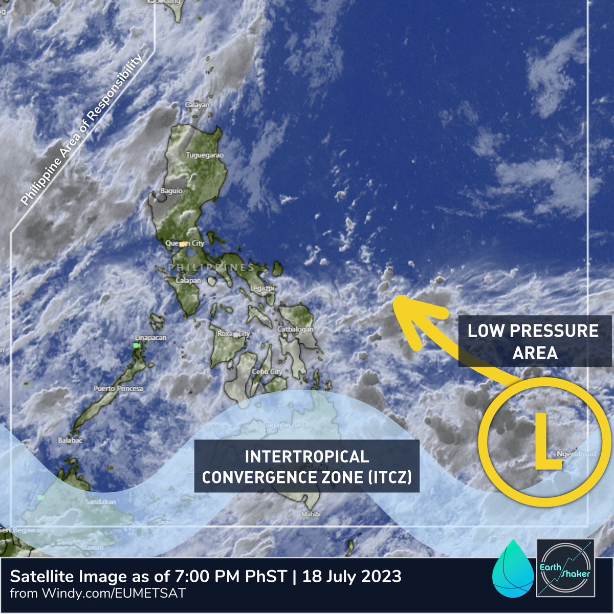 Earth Shaker PH 🌏 on Twitter: "UPDATE: Ang Low Pressure Area (LPA) na nasa northeast ng Mindanao ...