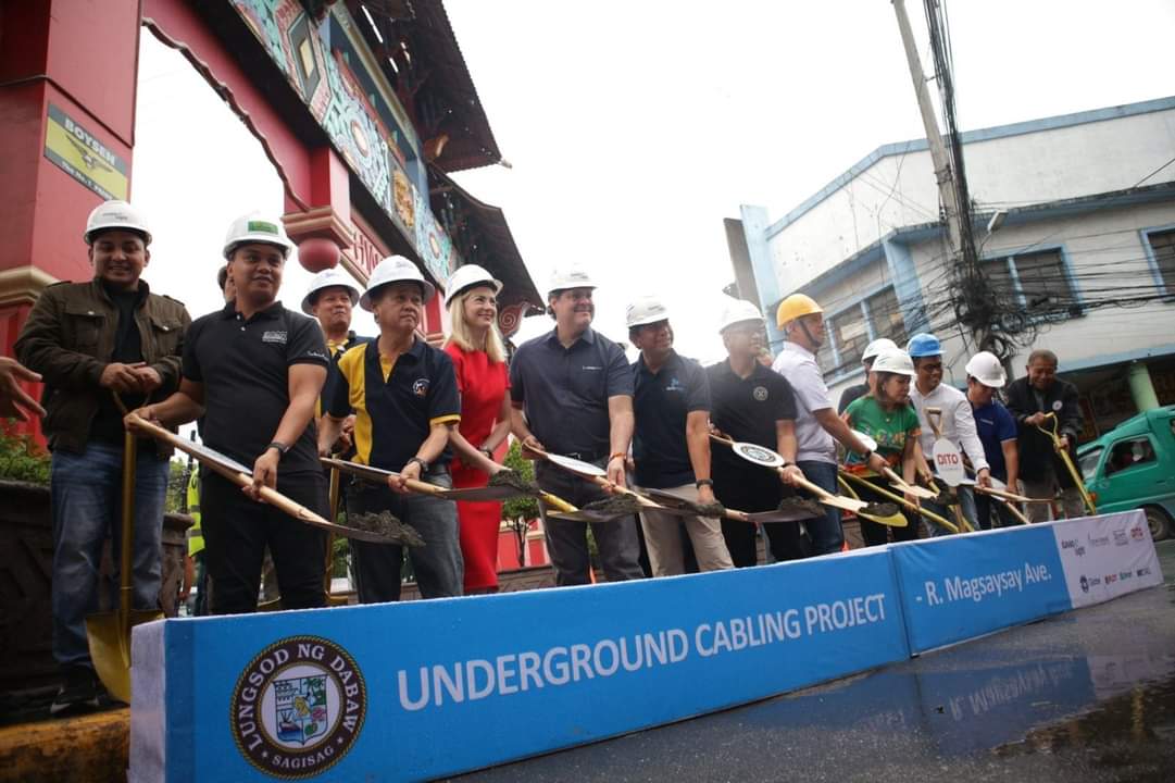 Philippine News Agency on Twitter: "UNDERGROUND CABLING. Local gov't officials of Davao City ...