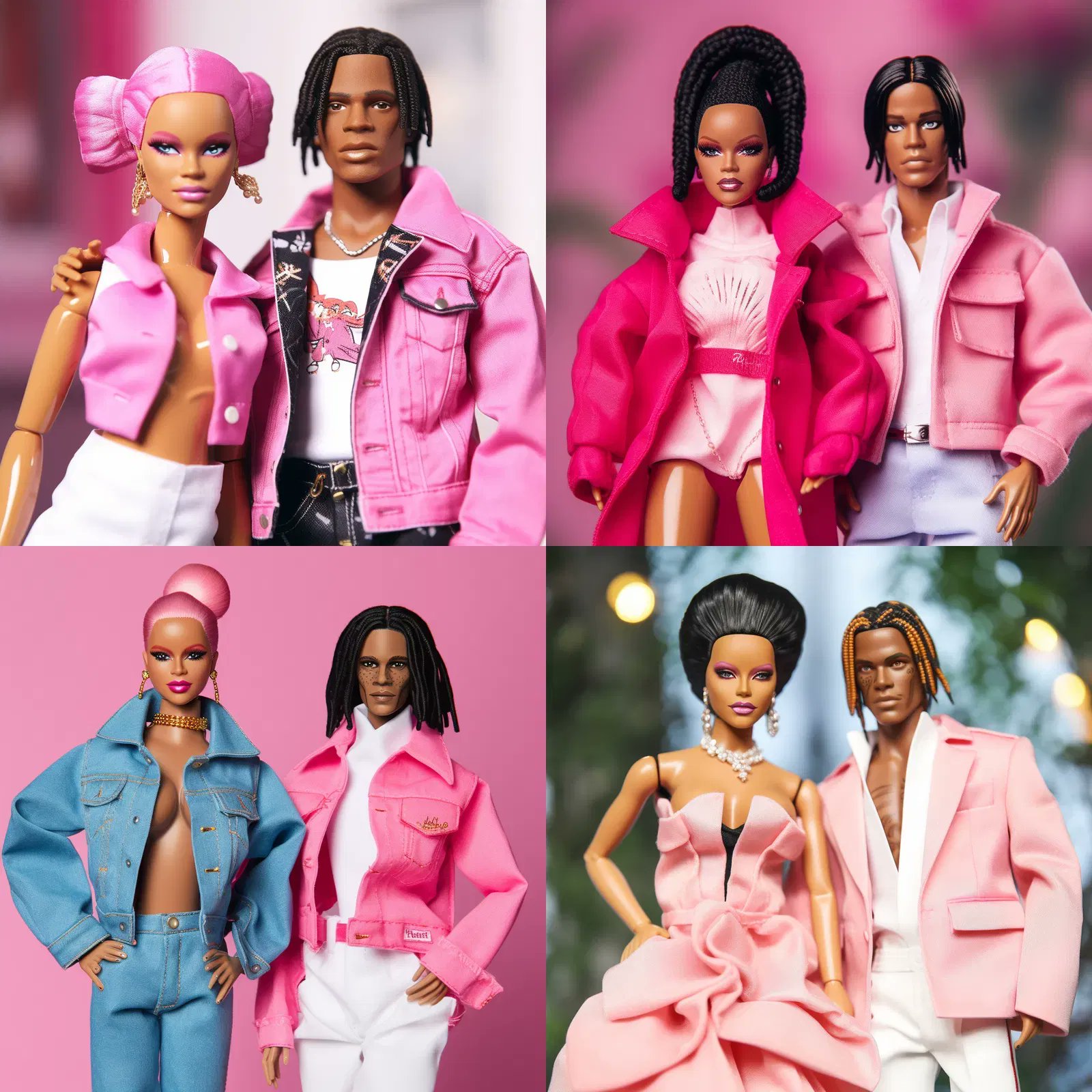 Boneca Barbie Rihanna Sutiã De Cone E Cabelos Ondulados: Artista De