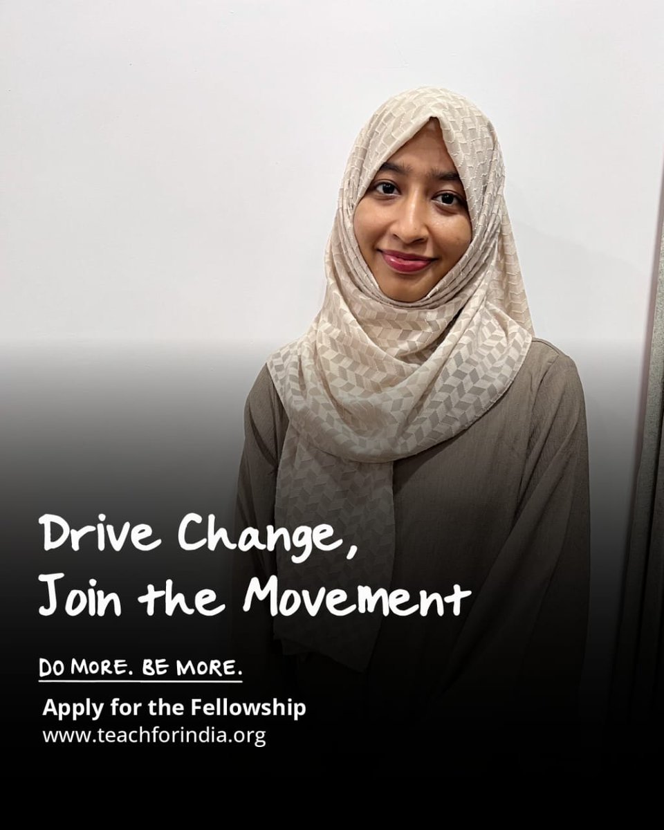 Teach For India on Twitter: "If you, too, wish to be a catalyst of change and make a meaningful ...