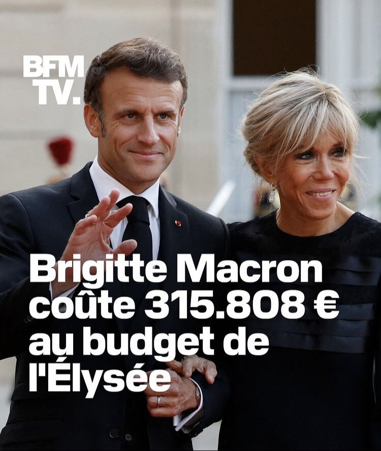 Kiara.69 † ♡ 🇫🇷 ♡ ⓩ 🦋 on Twitter: "🔴 Brigitte Macron coûte 315 808€ au budget de l’Élysée Ce ...