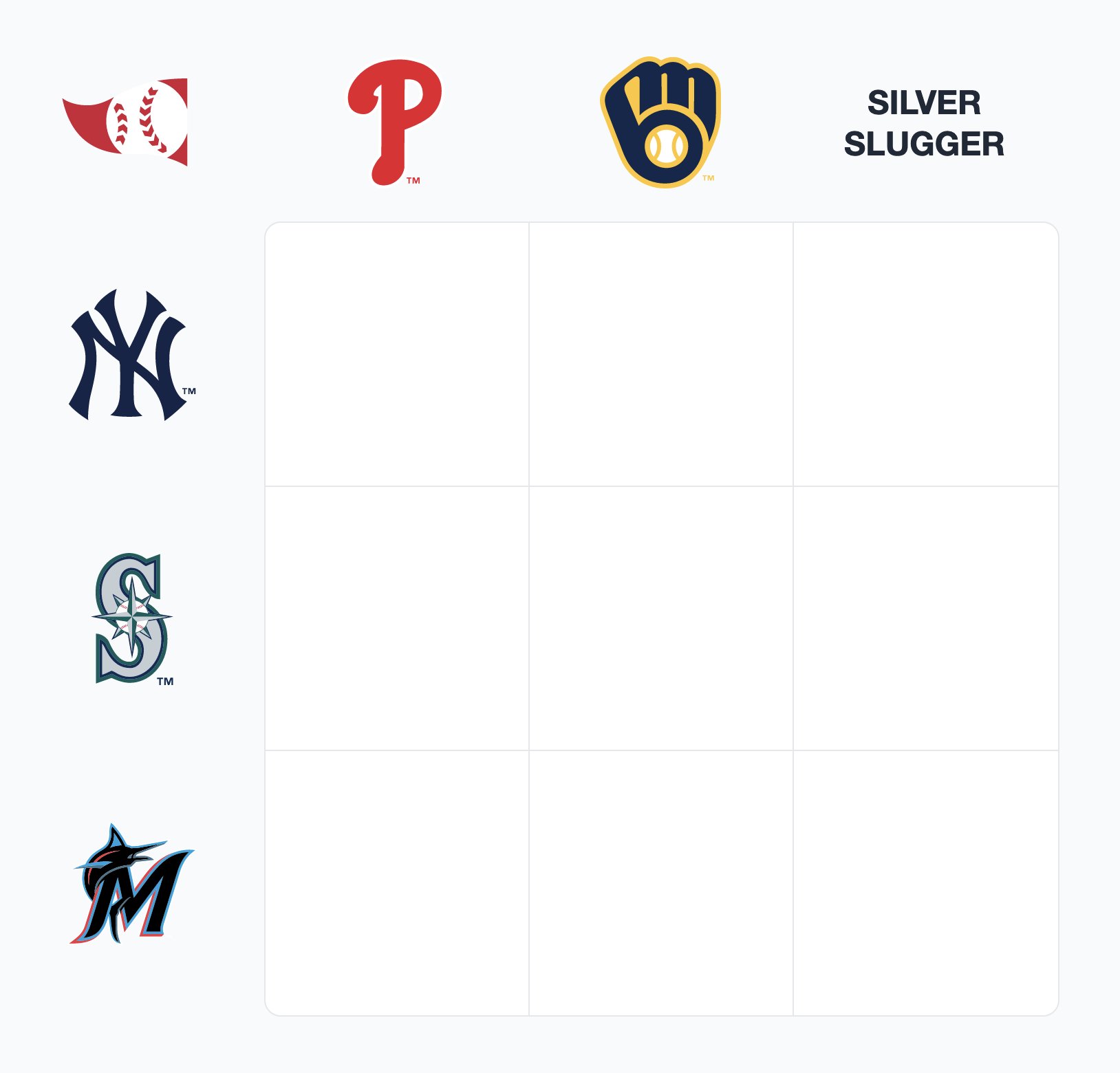 Immaculate Grid MLB Game Adds List Of All Possible Answers, 60% OFF