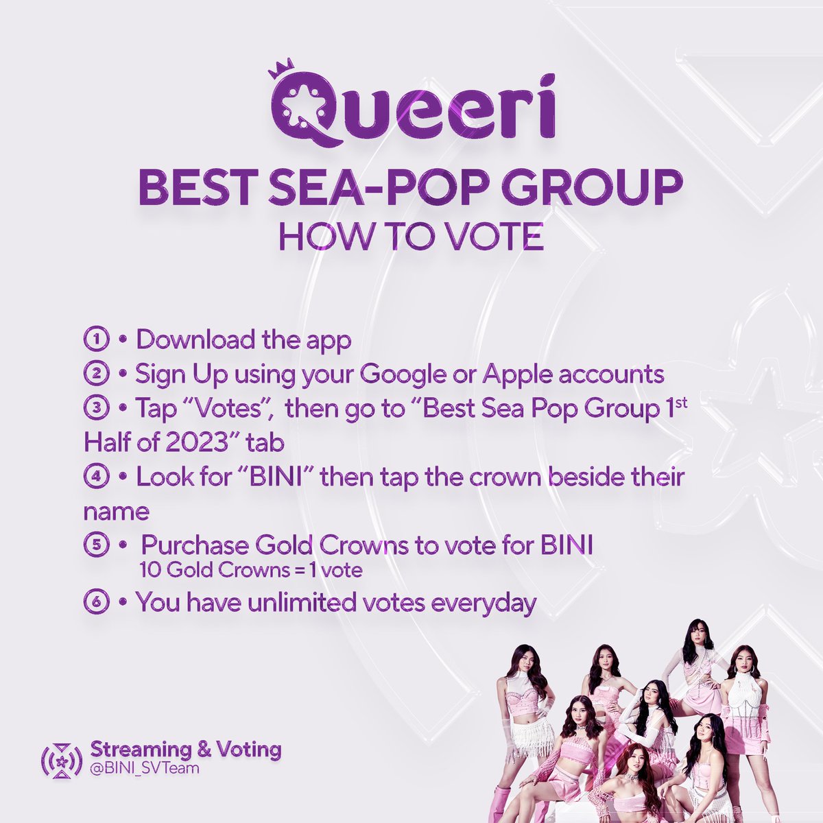 BINI Streaming & Voting Team on Twitter: "#BINI is part of the nominees for “Best Sea Pop Group ...