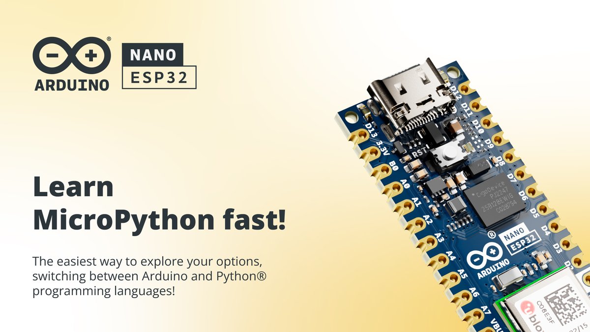 Arduino On Twitter The Newly Launched Arduino Nano Esp32 Is The Perfect Board For Learning