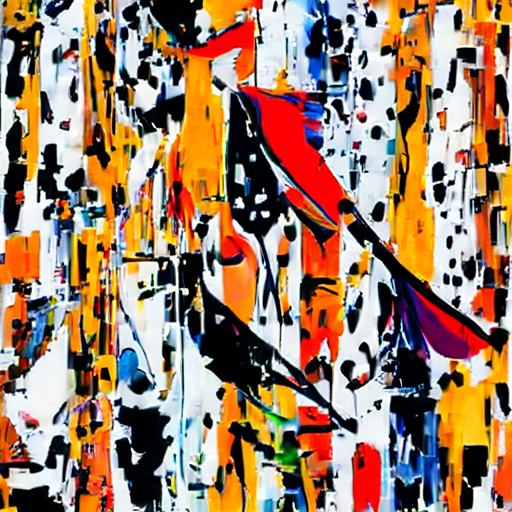 Sing ( abstract painting) #mitsuad1 #A」|嘯(しゃお)のイラスト