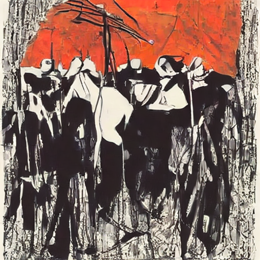 Sing ( abstract painting) #mitsuad1 #A」|嘯(しゃお)のイラスト