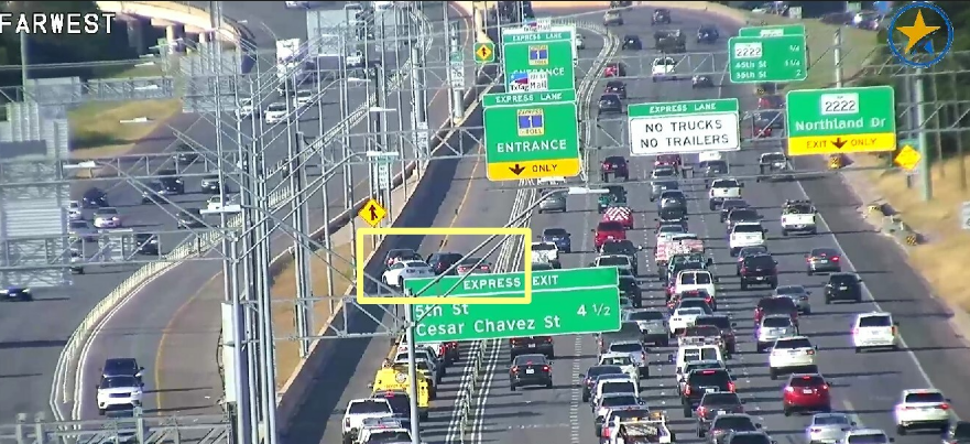 Mobility Authority TIM Center on Twitter: "Crash MoPac SB before RM 2222 blocking Express Lane ...