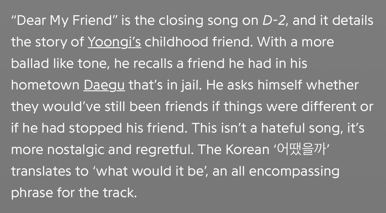 Leila⁷ ᵇʸ ʲᵏ 💜🪻🇬🇭 on Twitter: "Yall remember yoongis “Dear my friend”??……the dots are connecting ...