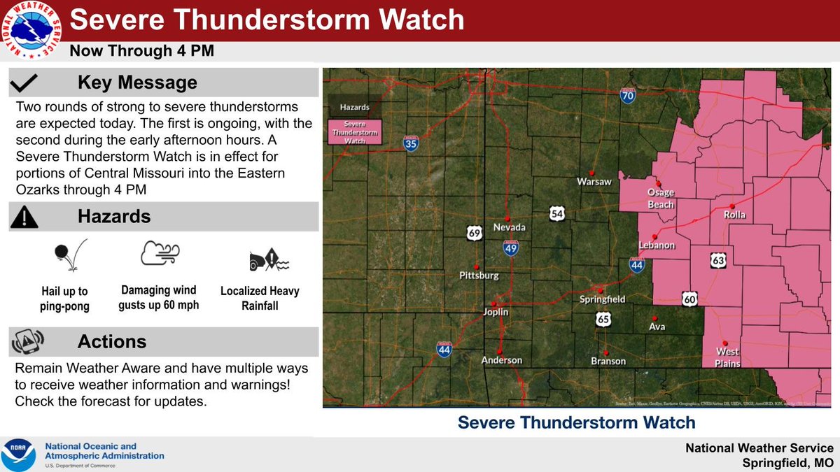 Nws Springfield On Twitter With Two Rounds Of Strong To Severe