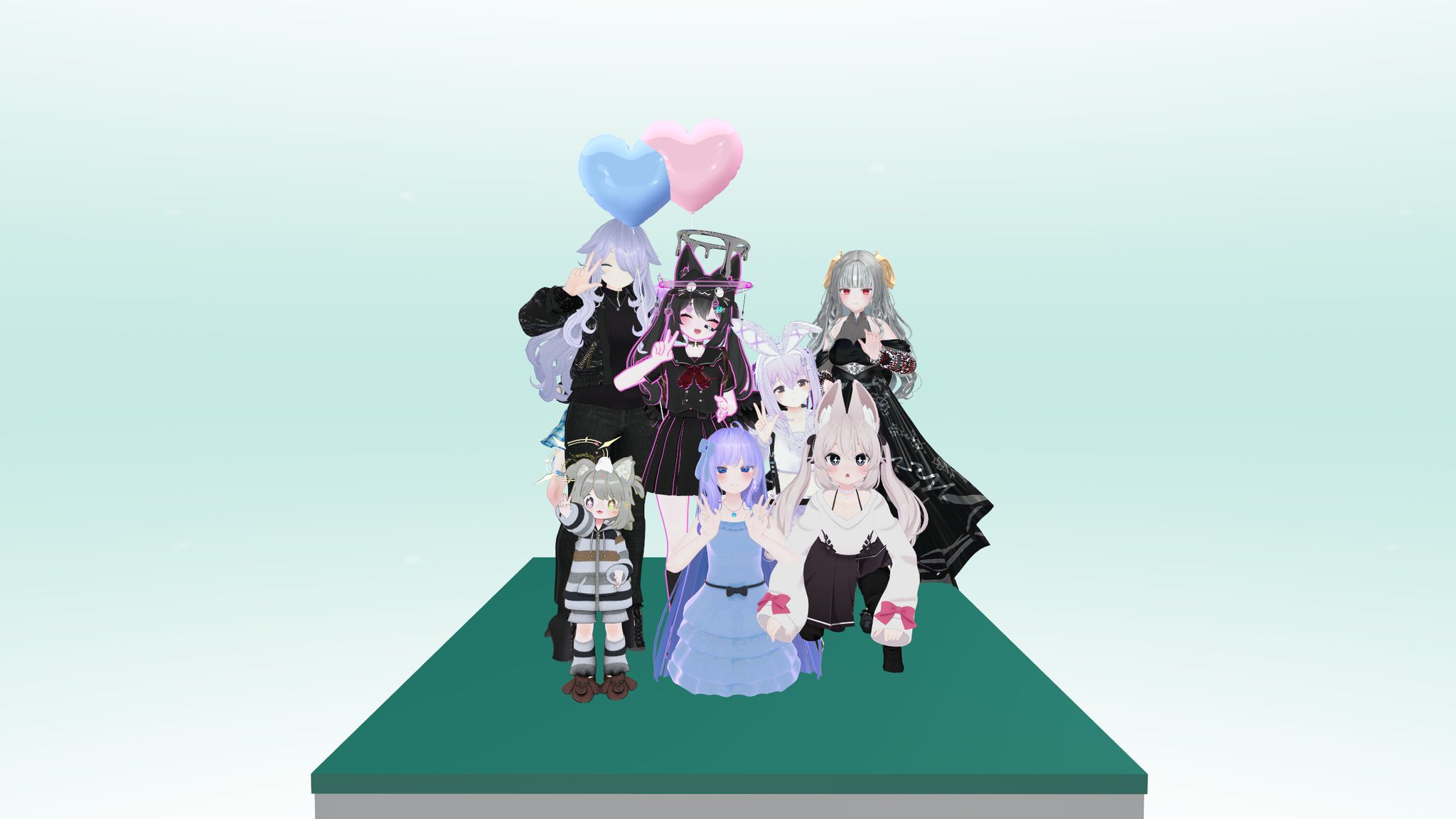 なお@ゲーム・VRC on Twitter: " 1/2 ①実はここ超高所 ②ライバルたけのこの里を信奉するタケカス ③タケカスを詰める勇敢なきのこの山軍団 ④カリンちゃんず #VRChat ...