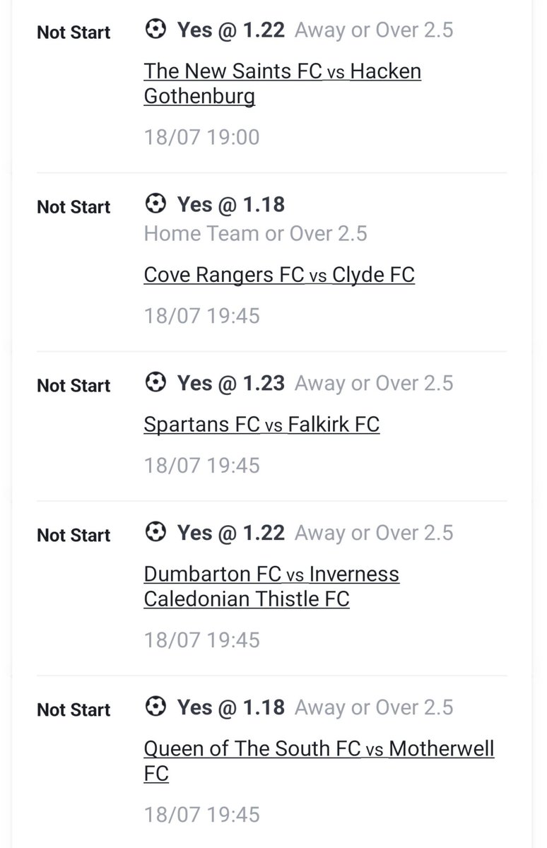 AcedTips™ on Twitter: "SportyBet: 373C9027 | Odds @ 2.55 Events: H|A or Over 2.5 Goals ...