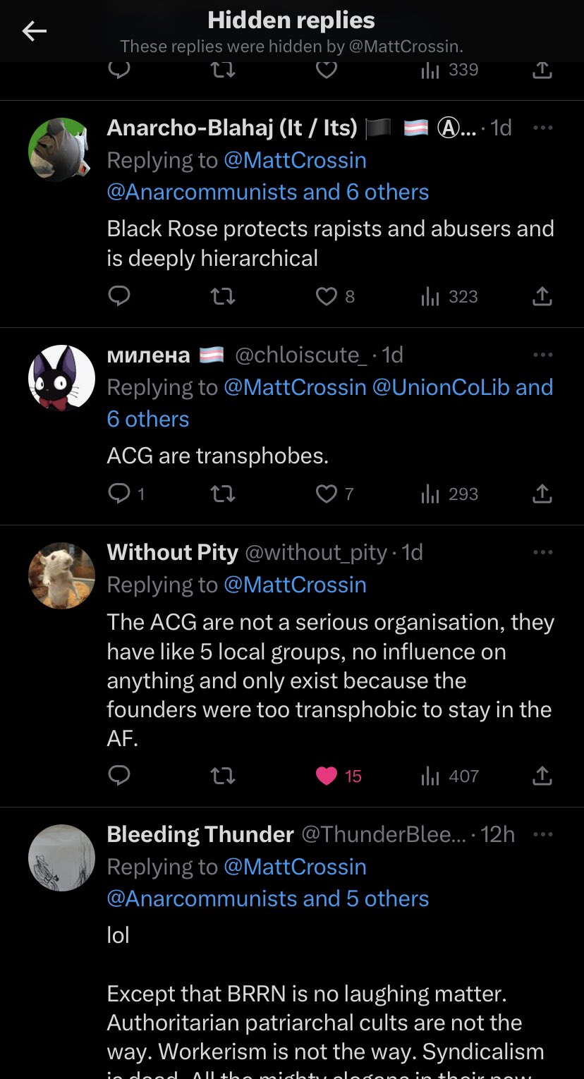 for the self abolition of the proletariat on Twitter: "“serious anarchists” don’t hide ...