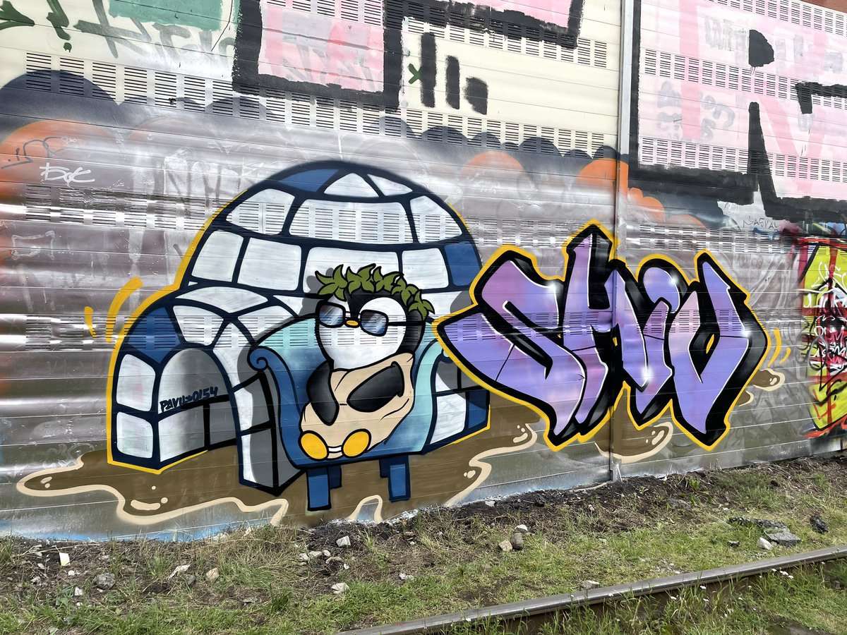 Shiv On Twitter My Penguin Is Now A Part Of Street Art Culture 🐧 Its