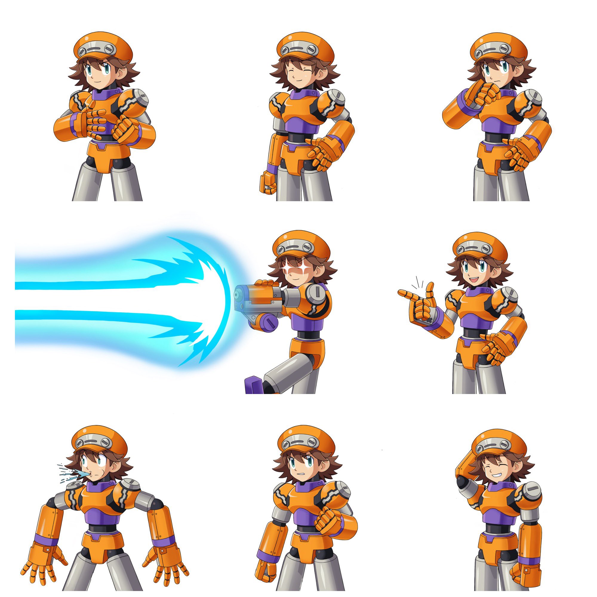 Megaman Zx Aile Sprites