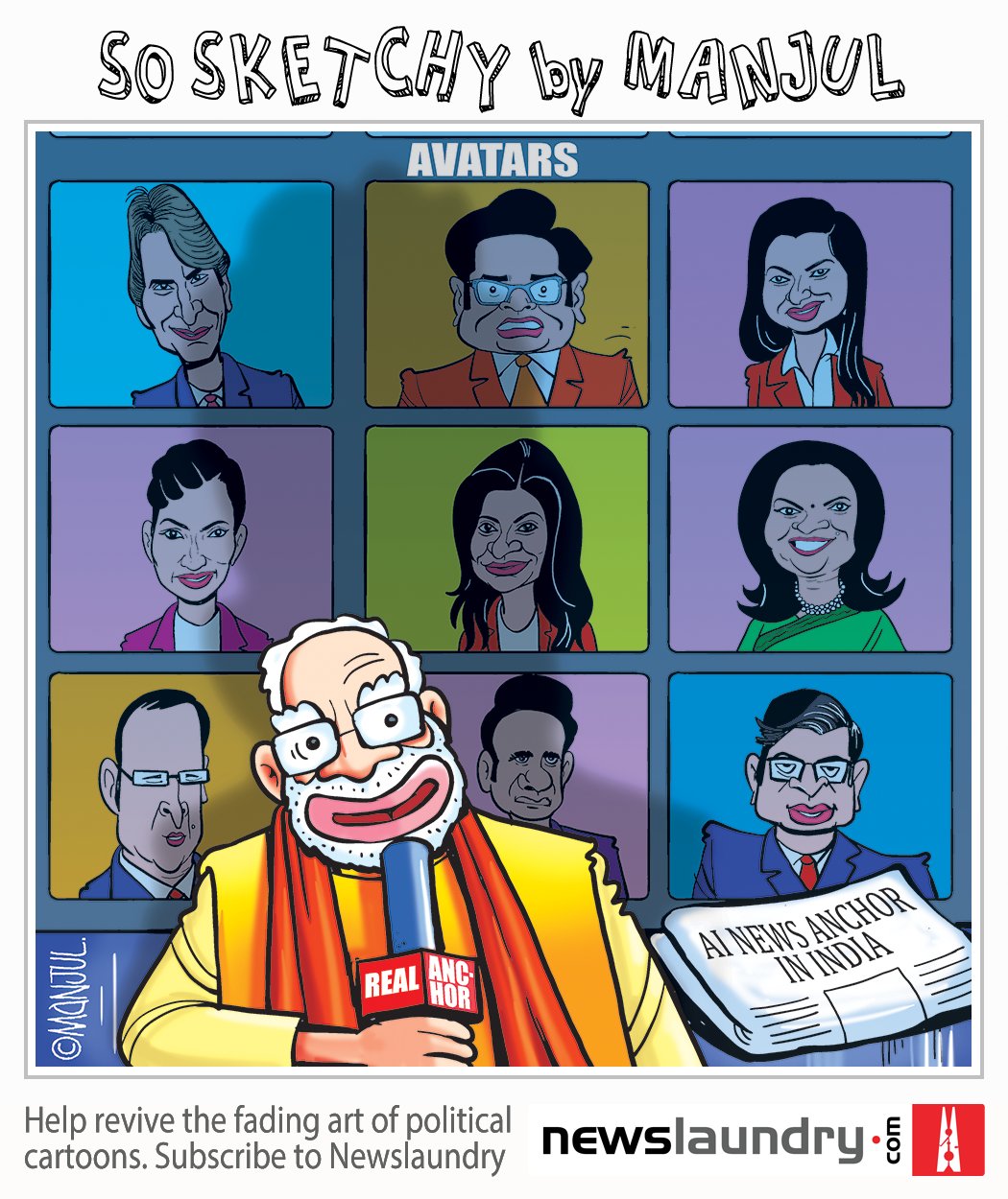 newslaundry on Twitter: "#SoSketchy by @MANJULtoons is our attempt to revive the fading ...