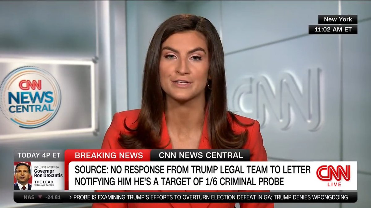 CNN on Twitter: "Former President Donald Trump said in a social media post he’s been informed by ...