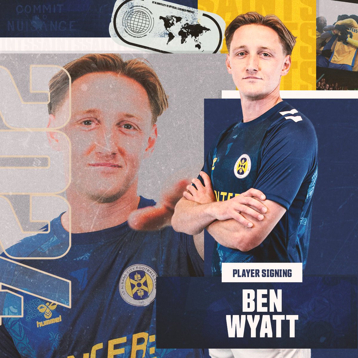 St Albans City FC on Twitter: "🤝 Welcome BACK Ben Wyatt 💛 Former Sutton United & Torquay United ...