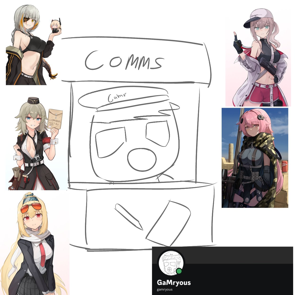 GaMryous | Comms open (4/5) on Twitter: "Welp, Im back from vacay for nearly a month. Im broke ...