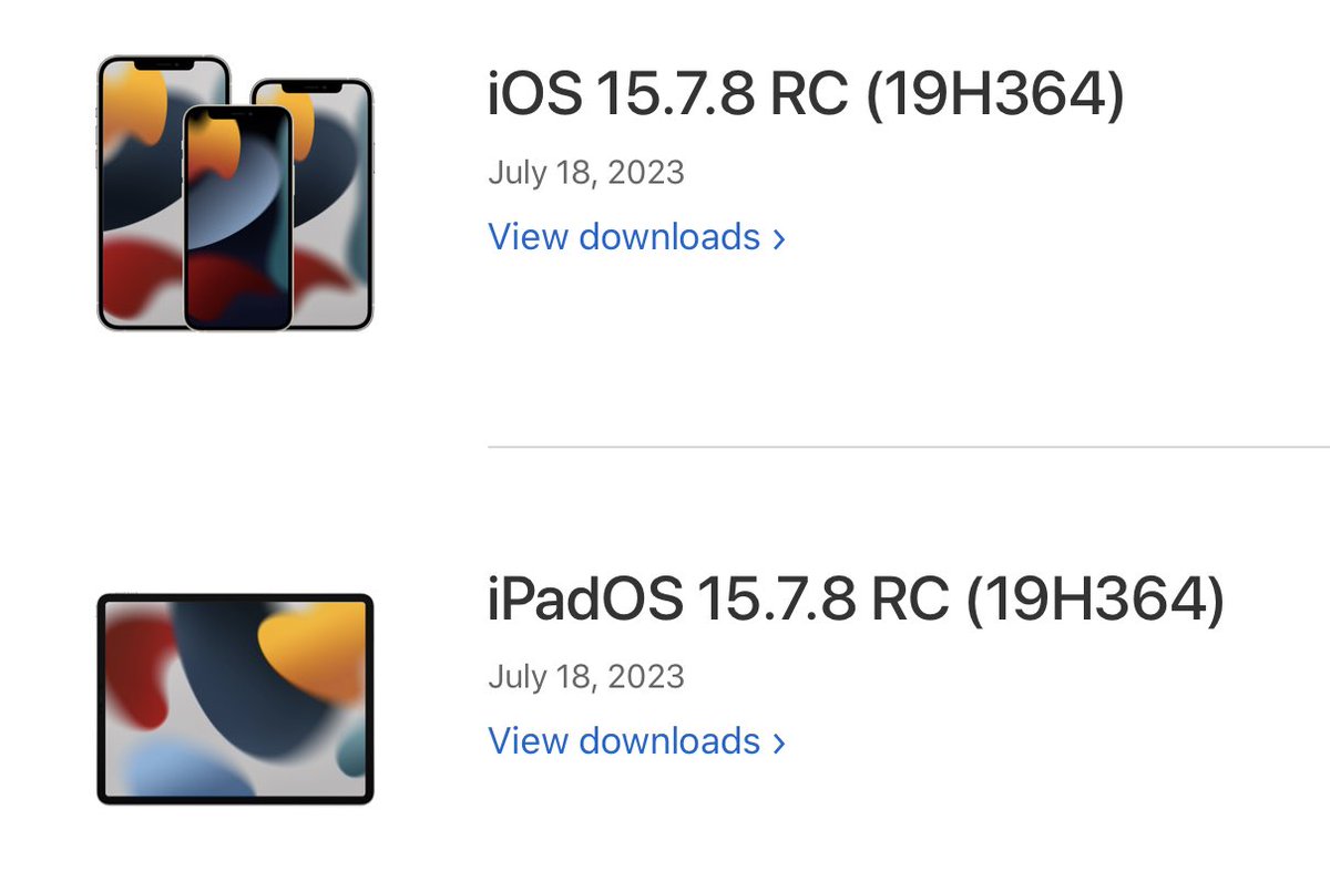 Aaron Zollo on Twitter: "Along with iOS 16.6 RC, Apple also released iPadOS 16.6 RC macOS 13.5 ...