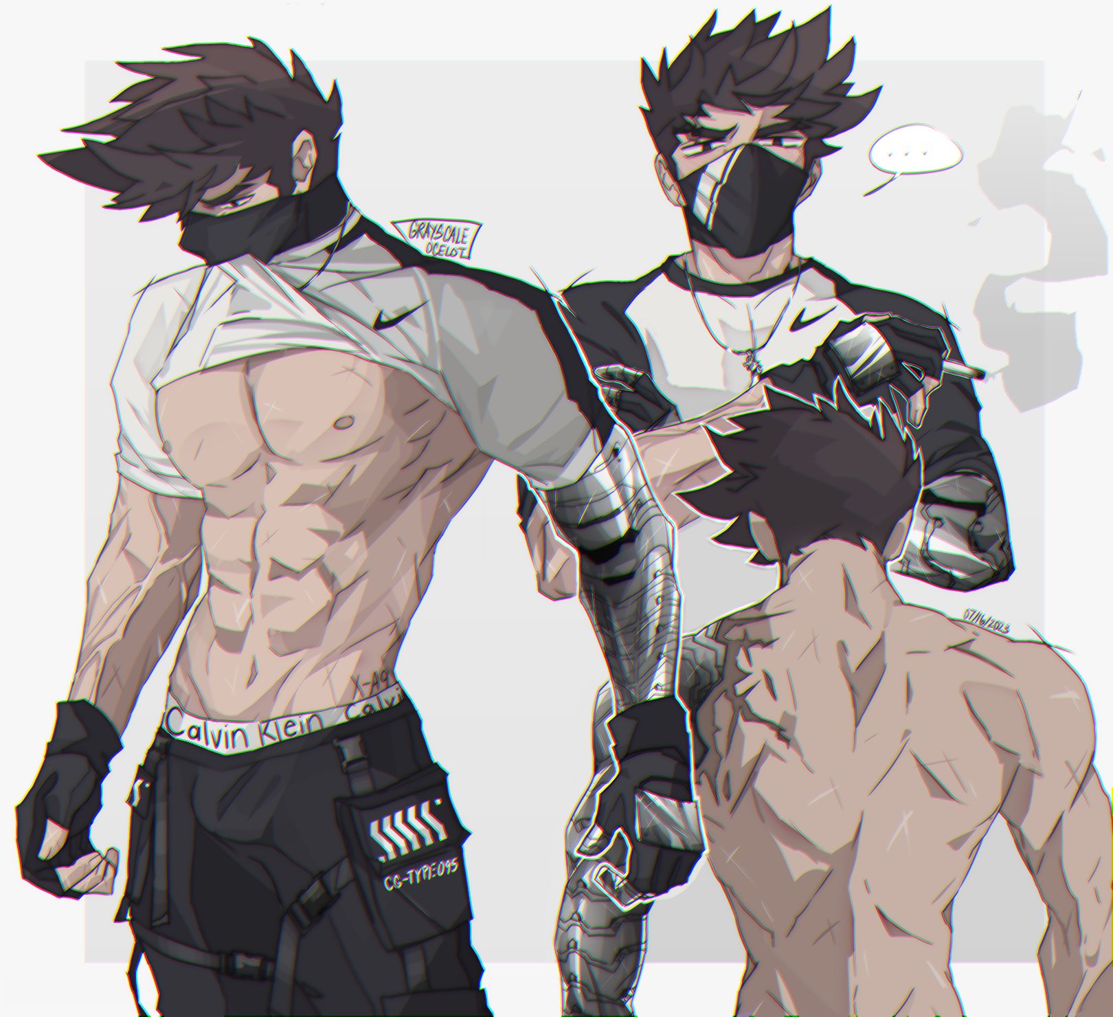 Anime Ninja Guy Drawing