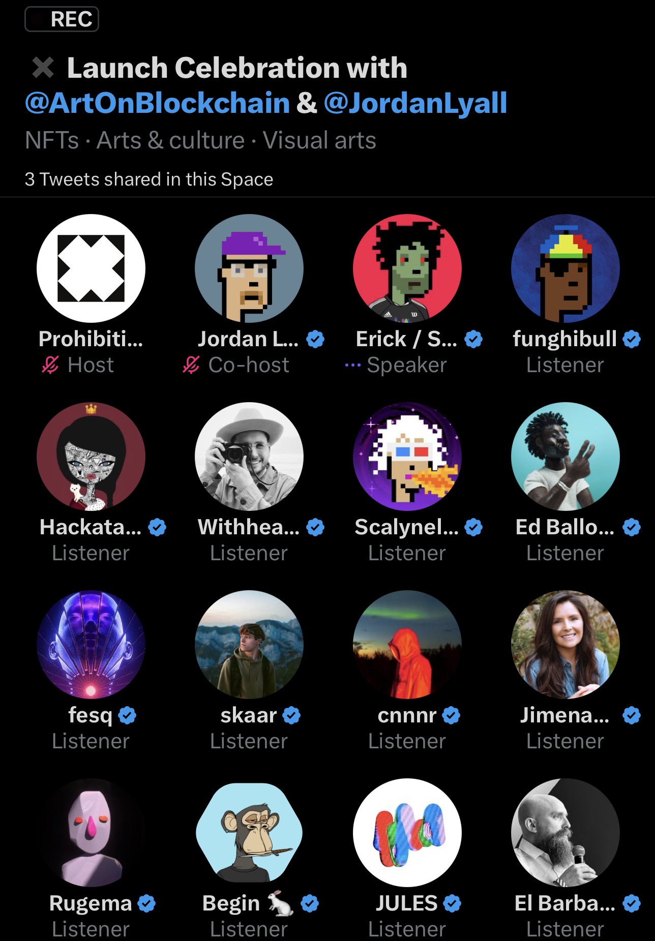 funghibull on Twitter: "Fascinating hearing @ArtOnBlockchain retrace the journey from launching ...