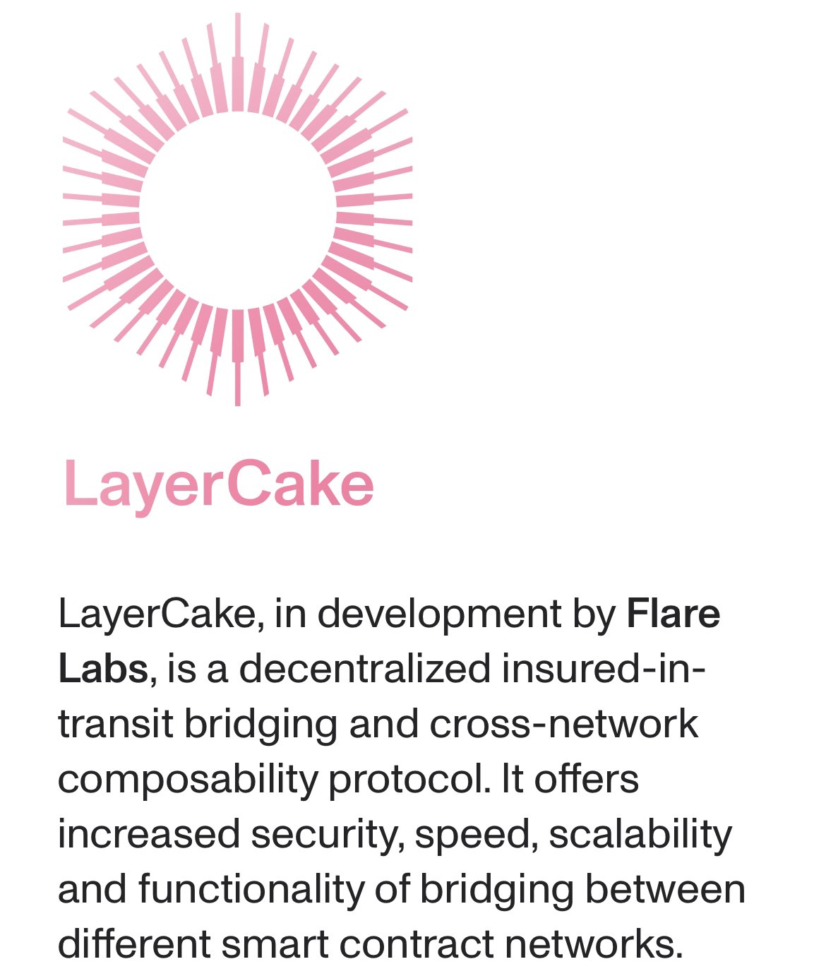 Ace.flr☀️🪝 on Twitter: "LayerCake is a decentralized insured bridging mechanism being developed ...