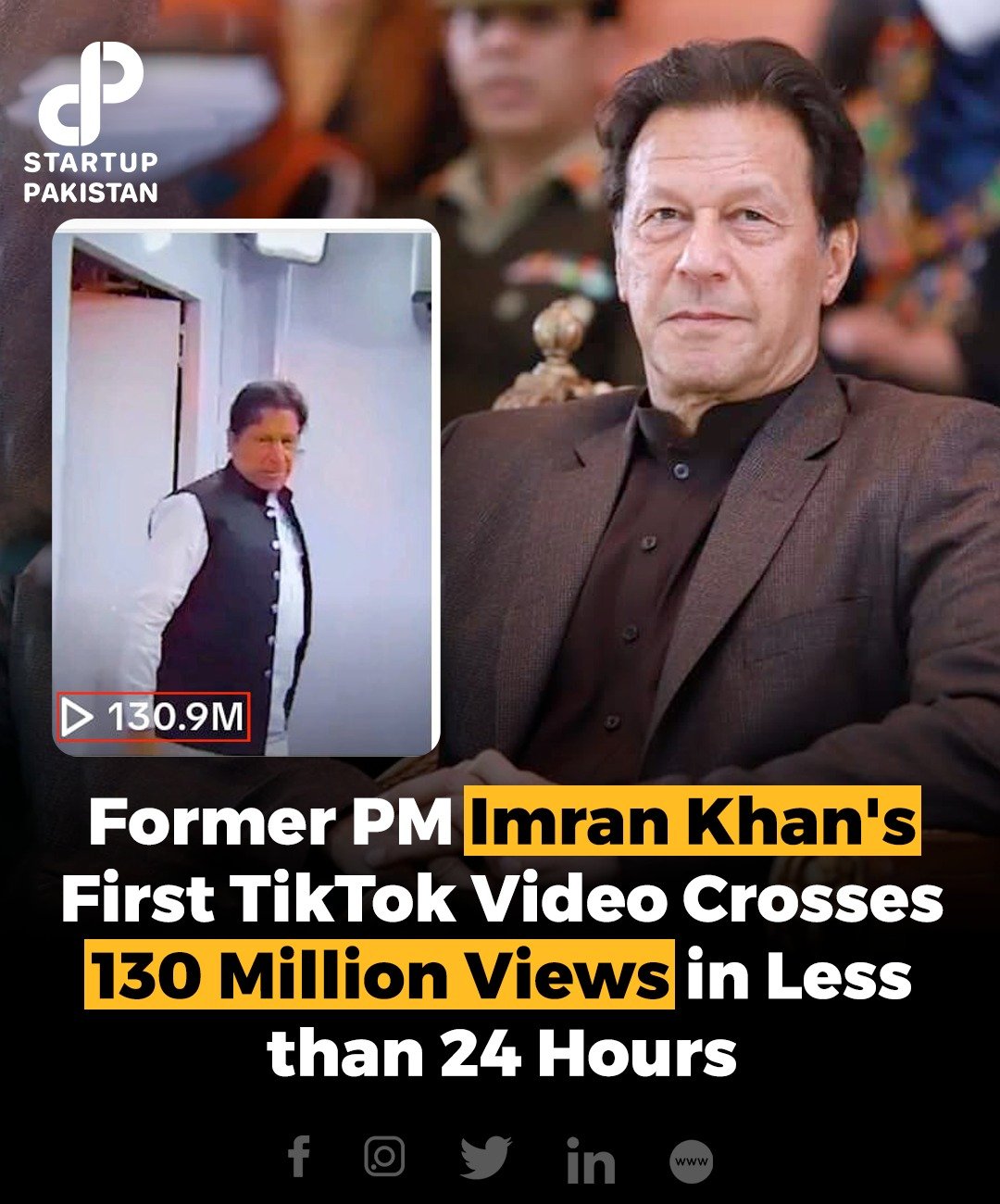 Startup Pakistan on Twitter: "Chairman of PTI and former Prime Minister of Pakistan, Imran Khan ...