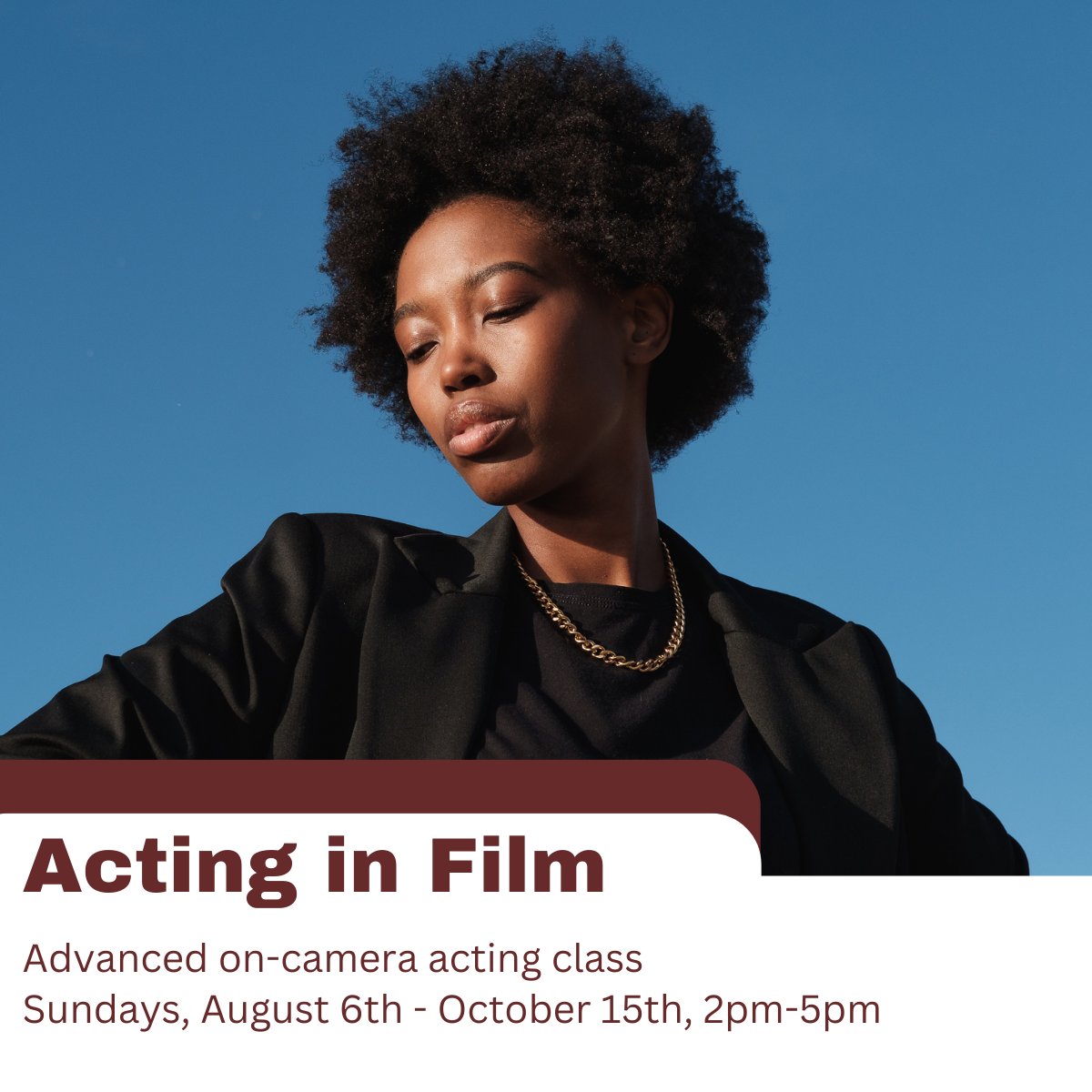 On Camera Acting Class