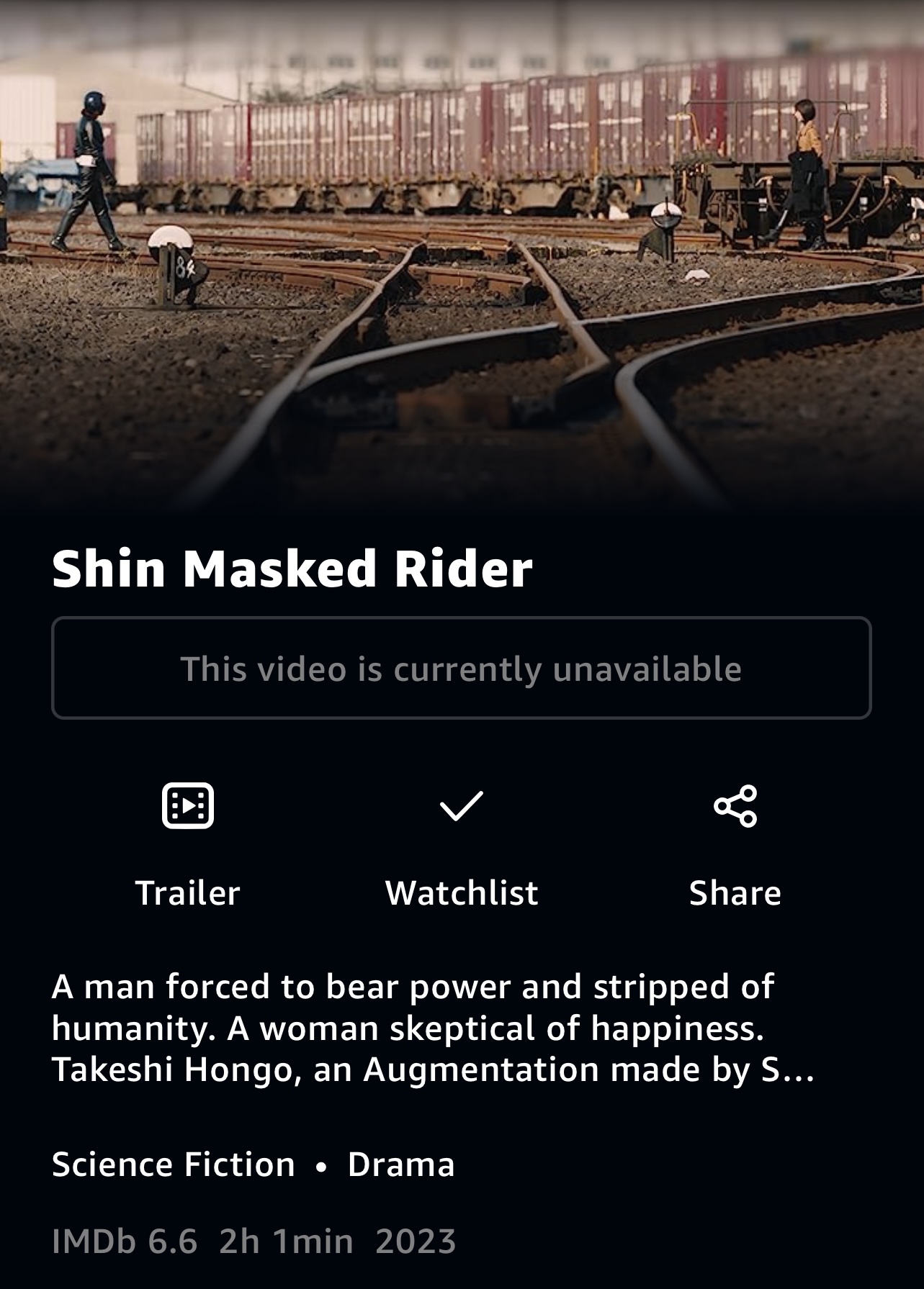 Yoko Higuchi on Twitter: "3 days until Hideaki Anno's "Shin Kamen Rider" comes to @PrimeVideo ...