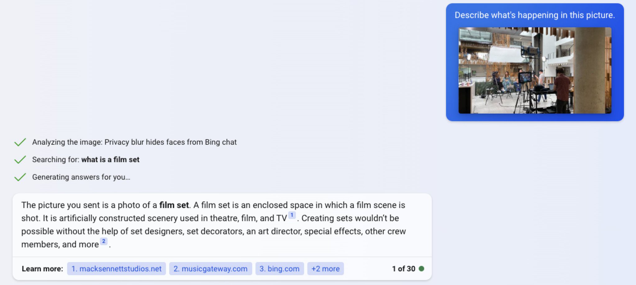 Dan Wahlin on Twitter: "Wanted to try the new Bing Chat image analysis feature and it worked ...