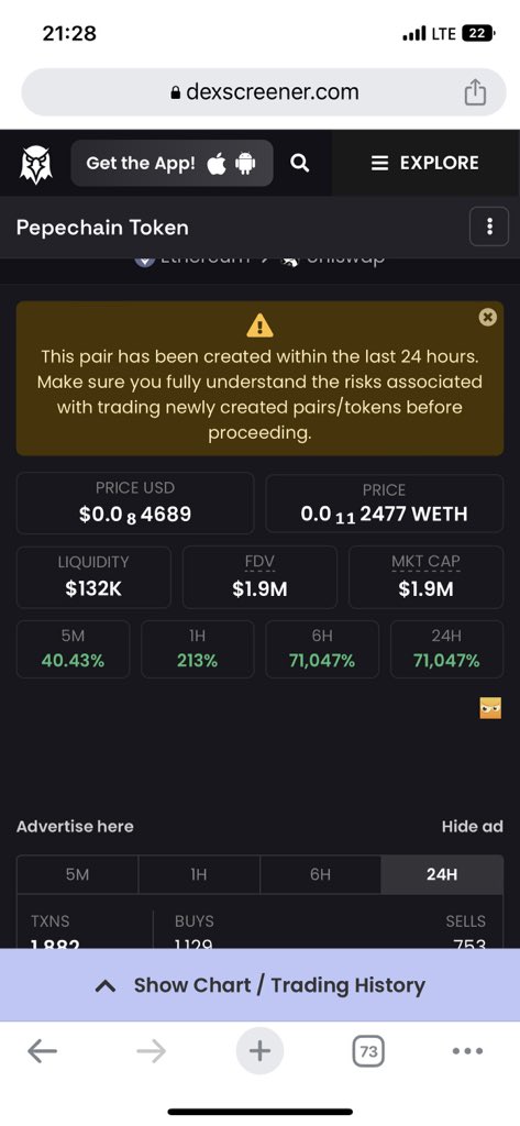 PLANB OFFICIAL 👽 on Twitter: "Aped a bag here, saw some chads in the group and so many talking ...