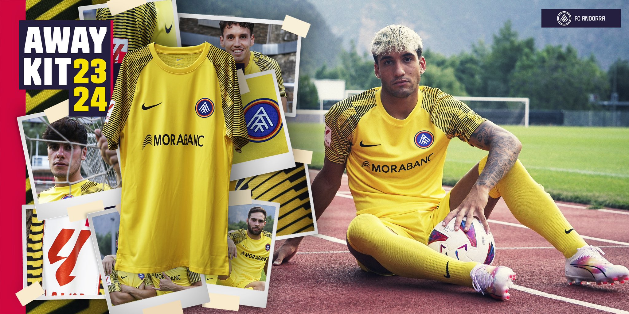FC Andorra on Twitter: "🆕 𝐀𝐖𝐀𝐘 𝐊𝐈𝐓 𝟐𝟑/𝟐𝟒 - 𝙵𝙲 𝙰𝙽𝙳𝙾𝚁𝚁𝙰 🟡⚫️ #FearlessOfHeights #SomTricolors 🔵🟡🔴 ...