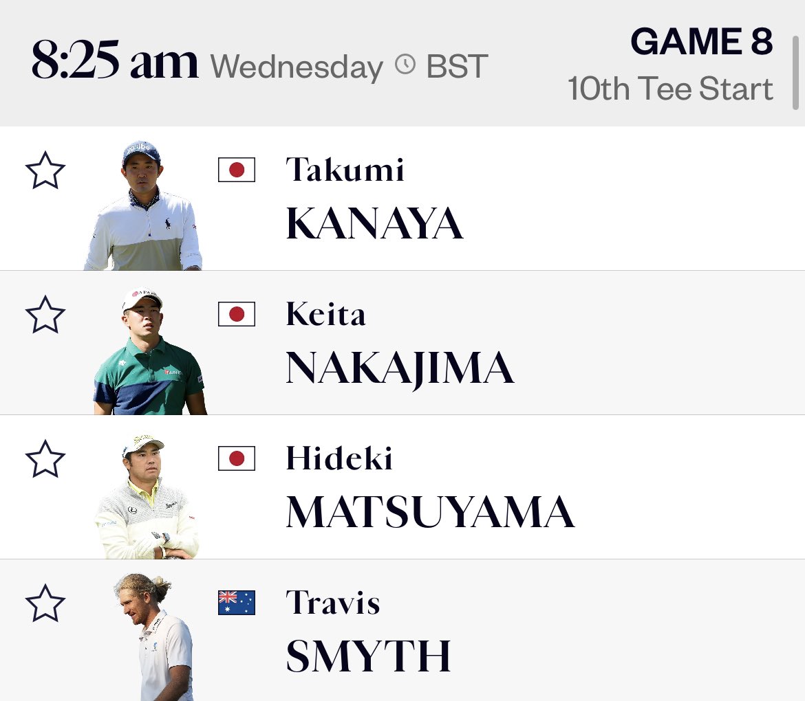 TRACKING HIDEKI on Twitter: "🚨 Hideki will be out on the course early tomorrow for his practice ...