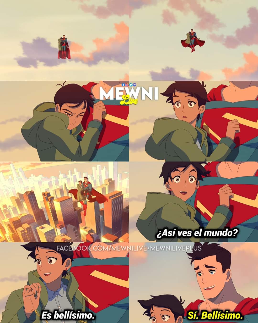 Mewni Live on Twitter: "Una hermosa vista 🥰 ️ Serie: #MisaventurasconSuperman (2023) https://t ...