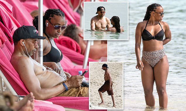 Daily Mail Online on Twitter: "ESPN’s Stephen A. Smith spotted on beach with mystery woman in ...