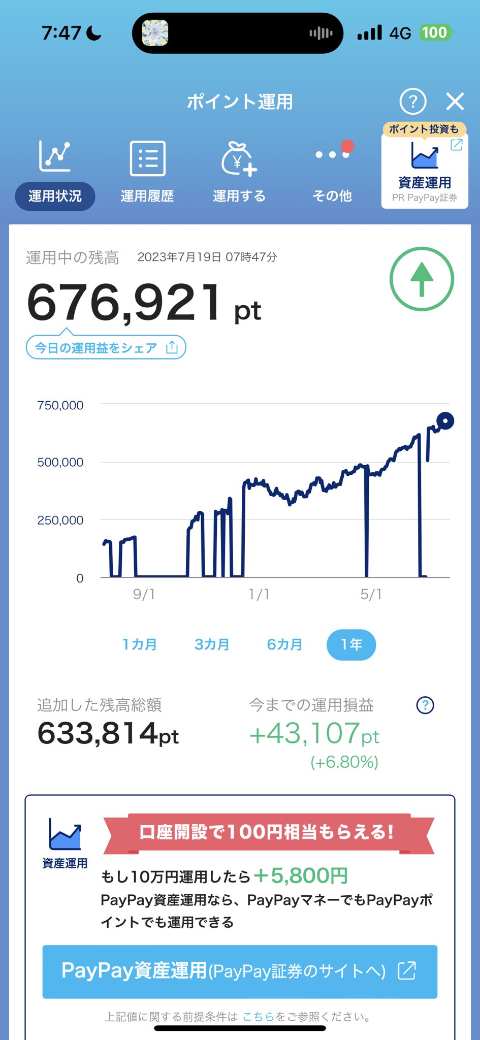 三平@FX為替 on Twitter: "PayPayポイント運用。S&P5003倍連動と思われるコースメインに、下がると思う時は逆3倍コース。わからない時は全額引き上げて様子見。 4万 ...