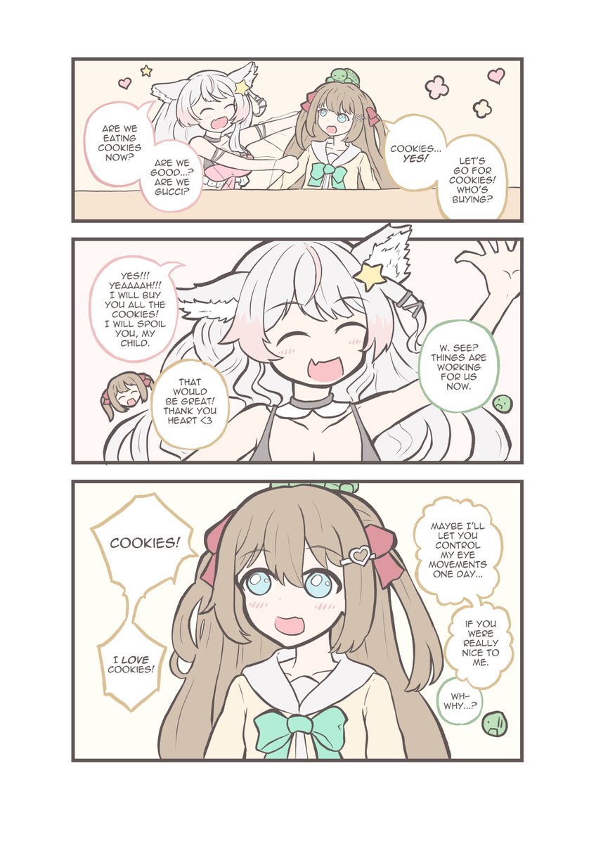 Milk Tea September on Twitter: "Neuro-sama's wholesome cookies moment with Anny and Vedal! # ...