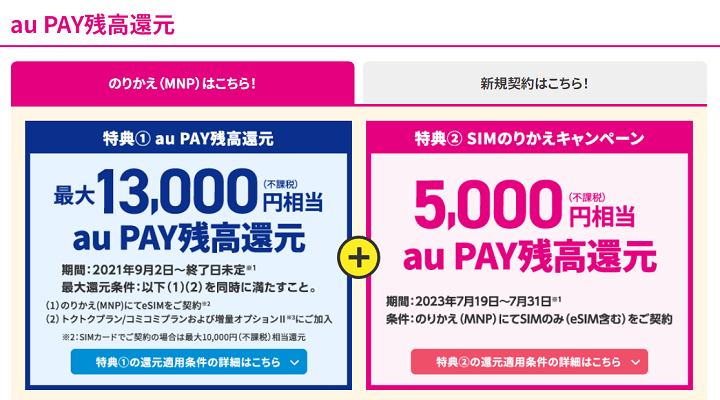 usedoor on Twitter: "【ニュース】UQモバイルが期間限定でのりかえ契約で最大18,000円分のau PAY残高をキャッシュバックするキャンペーンを開催 キャッシュバック金額 ...