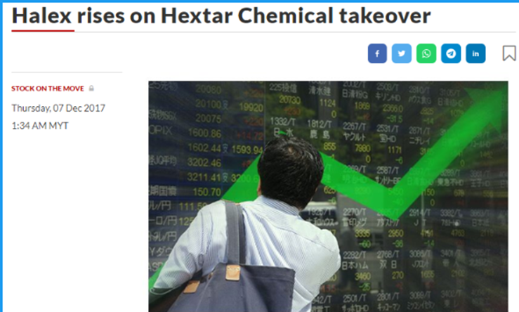 Eddie Ong's Midas Touch on $HEXTAR Sejak Eddie took over Hextar Global pada May 2017: - Harga ...