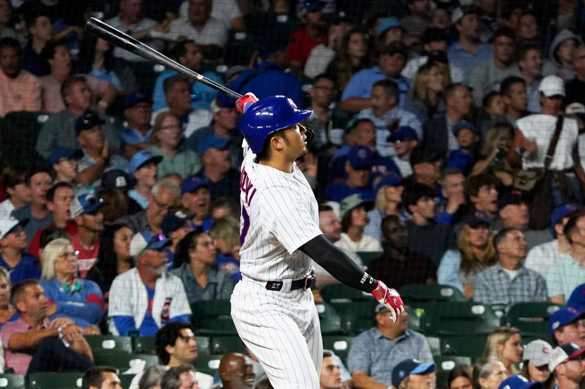 Full Count Mlb取材班 On Twitter 8号ソロを放った カブス 鈴木誠也 外野手🚀🚀🚀 写真:ロイター Cubs Nextstartshere