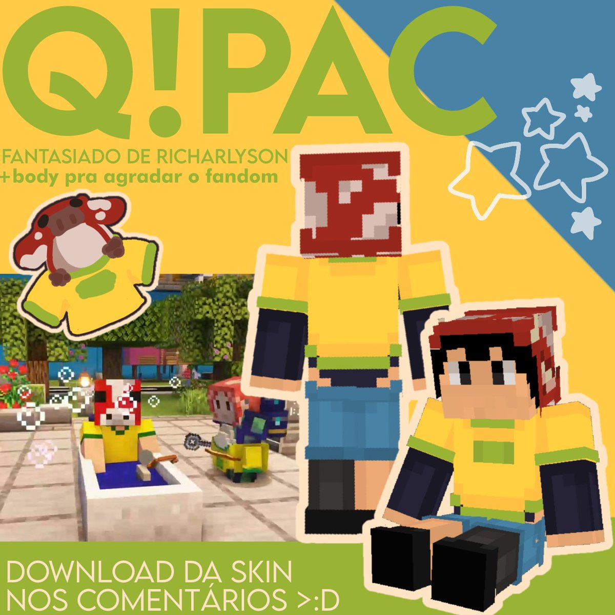 q!Curolaro 🇧🇷 on Twitter: "YOOOO! Fiz uma skin do @peqitw com a roupinha do richas por conta da ...