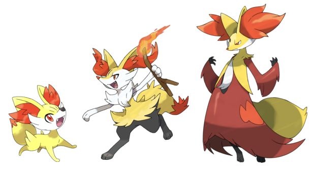 Fennekin Evolution Line