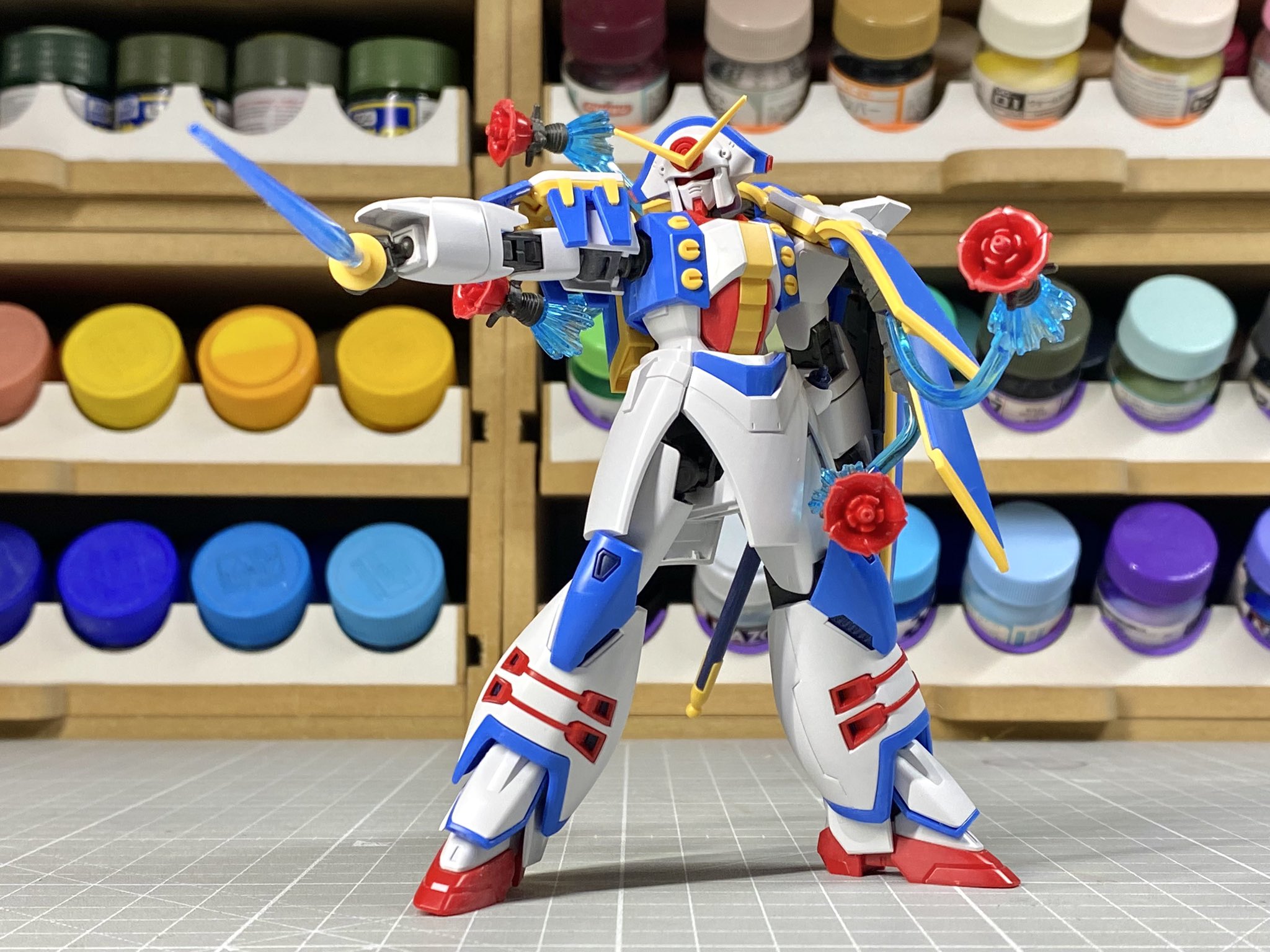 Nibuto on Twitter: "I finished up the build on the HG Rose Gundam. An obviously fantastic kit ...